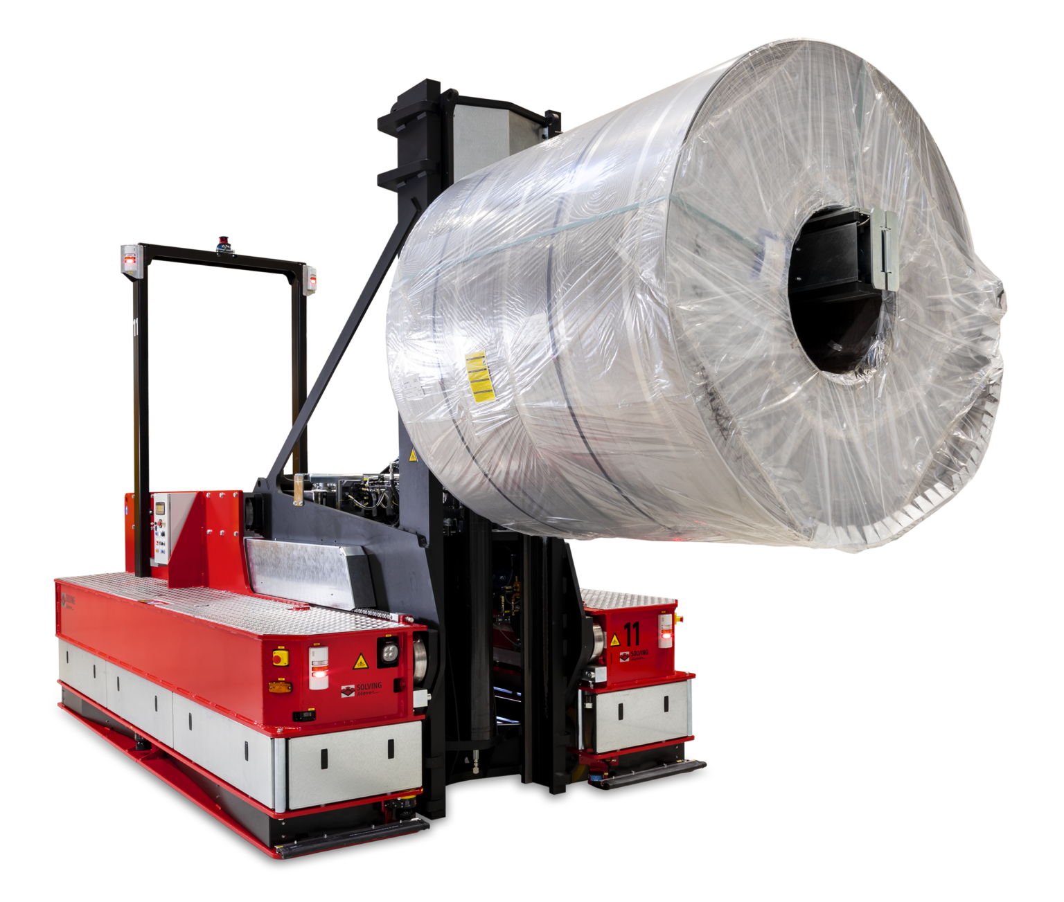 AGV Automated guided vehicles – Automatic logistics system - Solving