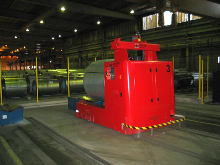 AGV Automated guided vehicles – Automatic logistics system - Solving