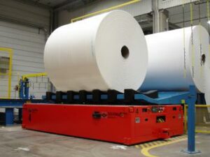 Roll handling systems & Automated paper roll movers | Solving