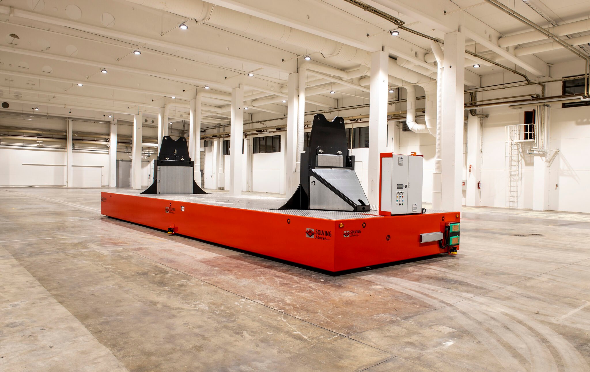 AGV Automated guided vehicles – Automatic logistics system - Solving