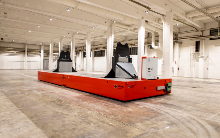 AGV Automated guided vehicles – Automatic logistics system - Solving