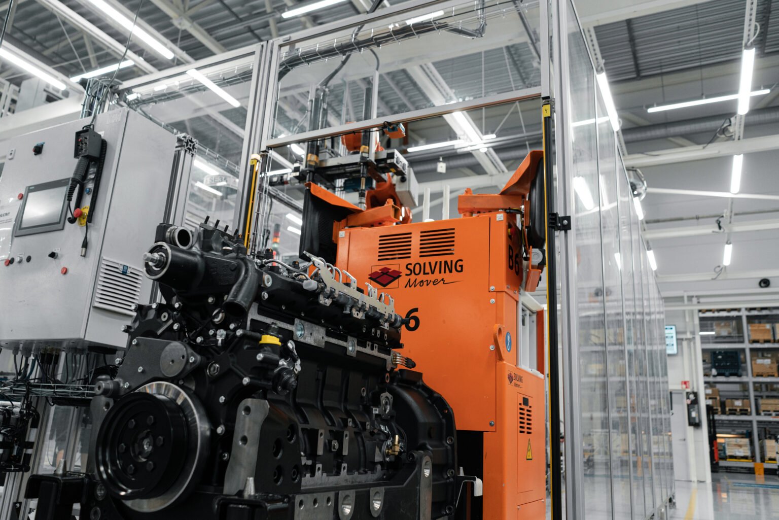 New video showing Solving AGVs in a diesel engine assembly line. - Solving