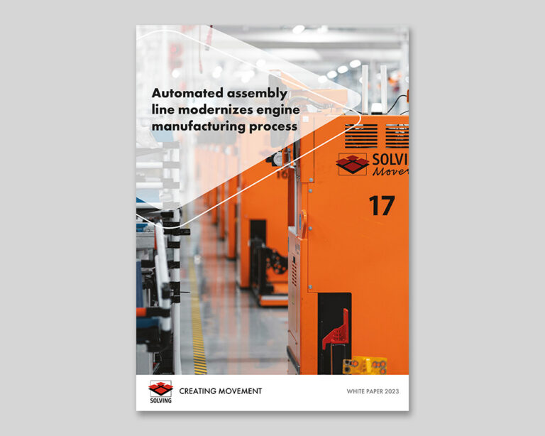Automated assembly line modernizes engine manufacturing process