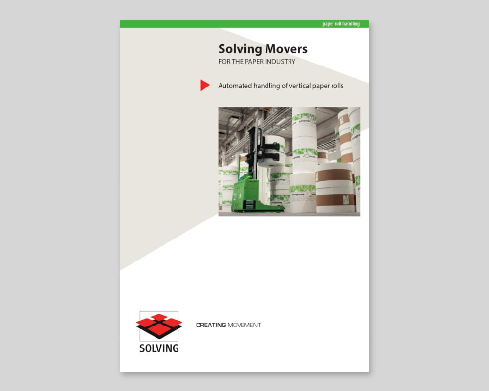 Automated handling of vertical paper rolls - Solving