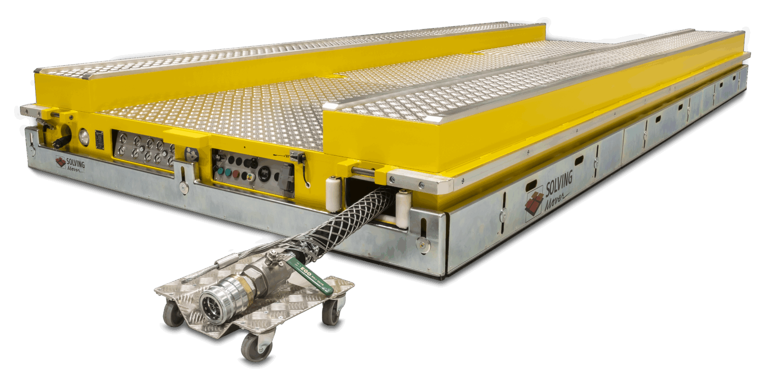 Air film movers – Air cushion systems for moving heavy loads - Solving